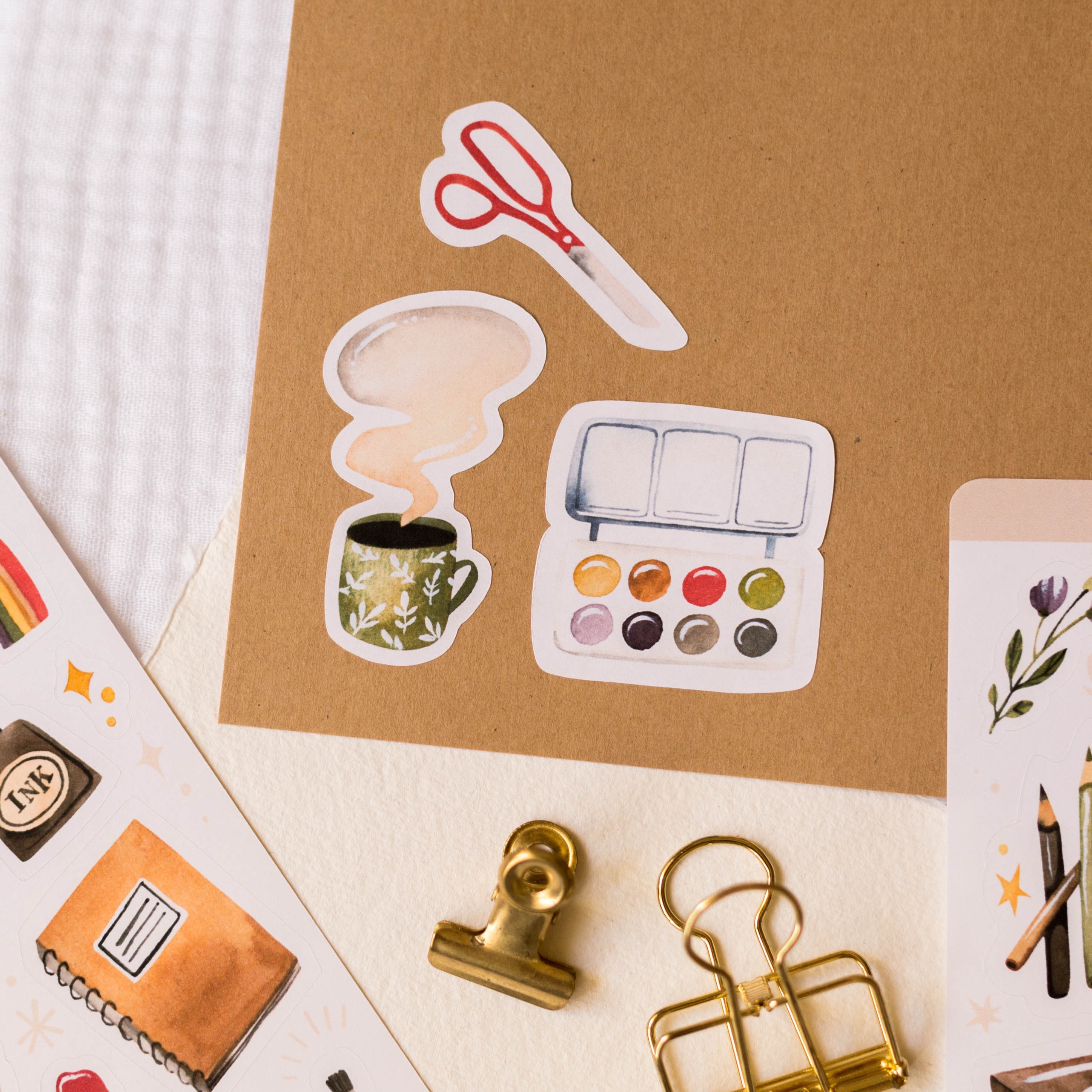 Sticker Sheet Creativity Paper Sticker Sheet, Cute Stickers, Planner ...