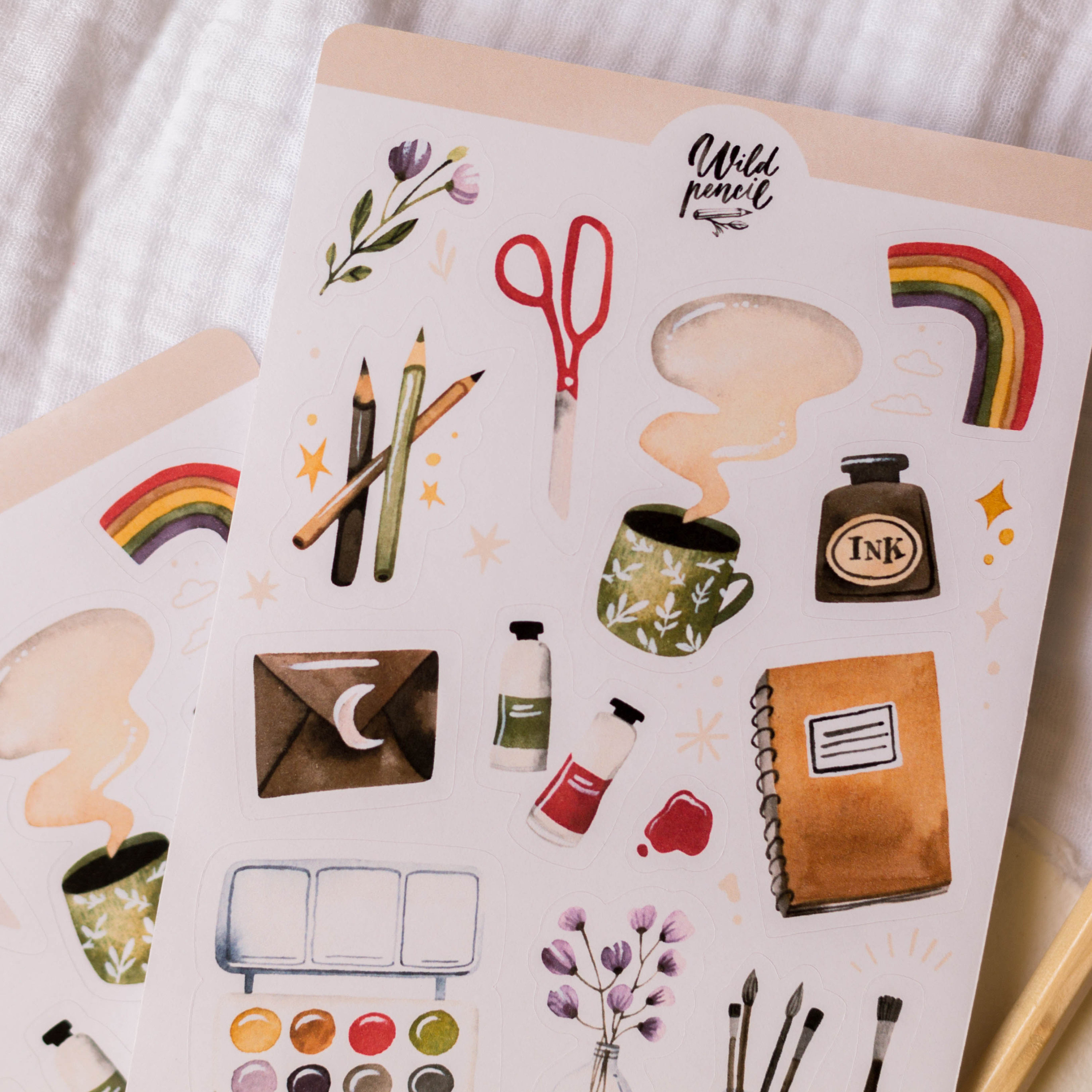 Sticker Sheet Creativity Paper Sticker Sheet, Cute Stickers, Planner ...