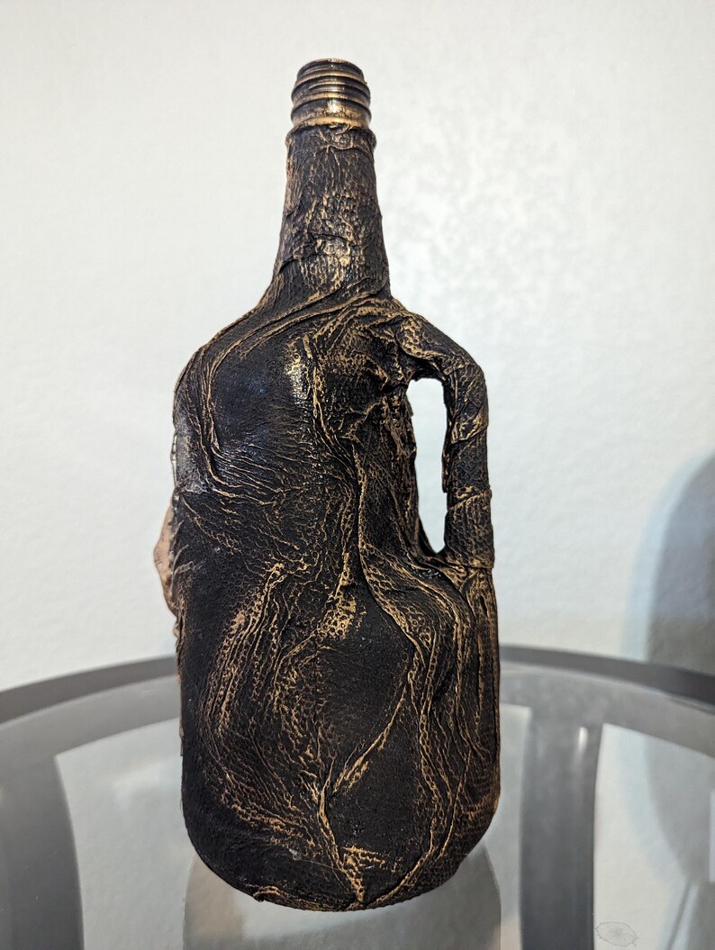 Skull Faced Bottle - Etsy