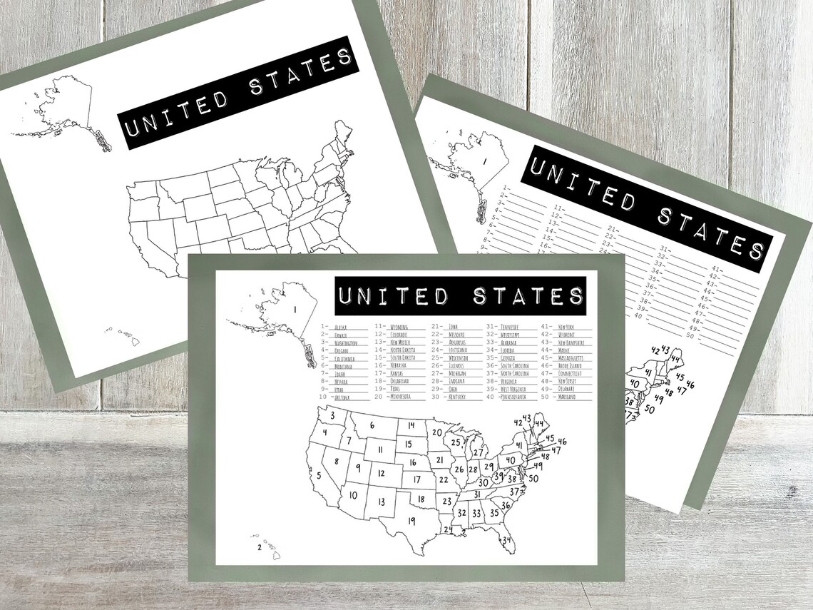 United States Map *test* - Etsy