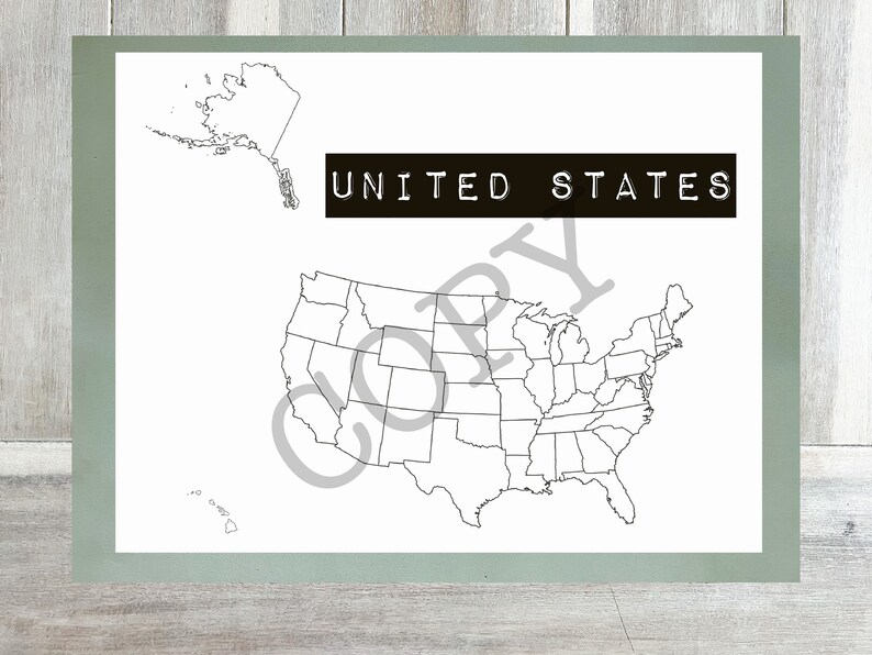 United States Map *test* - Etsy