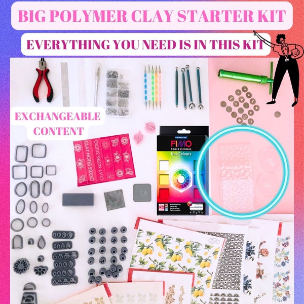 Polymer Clay Beginner Set Etsy