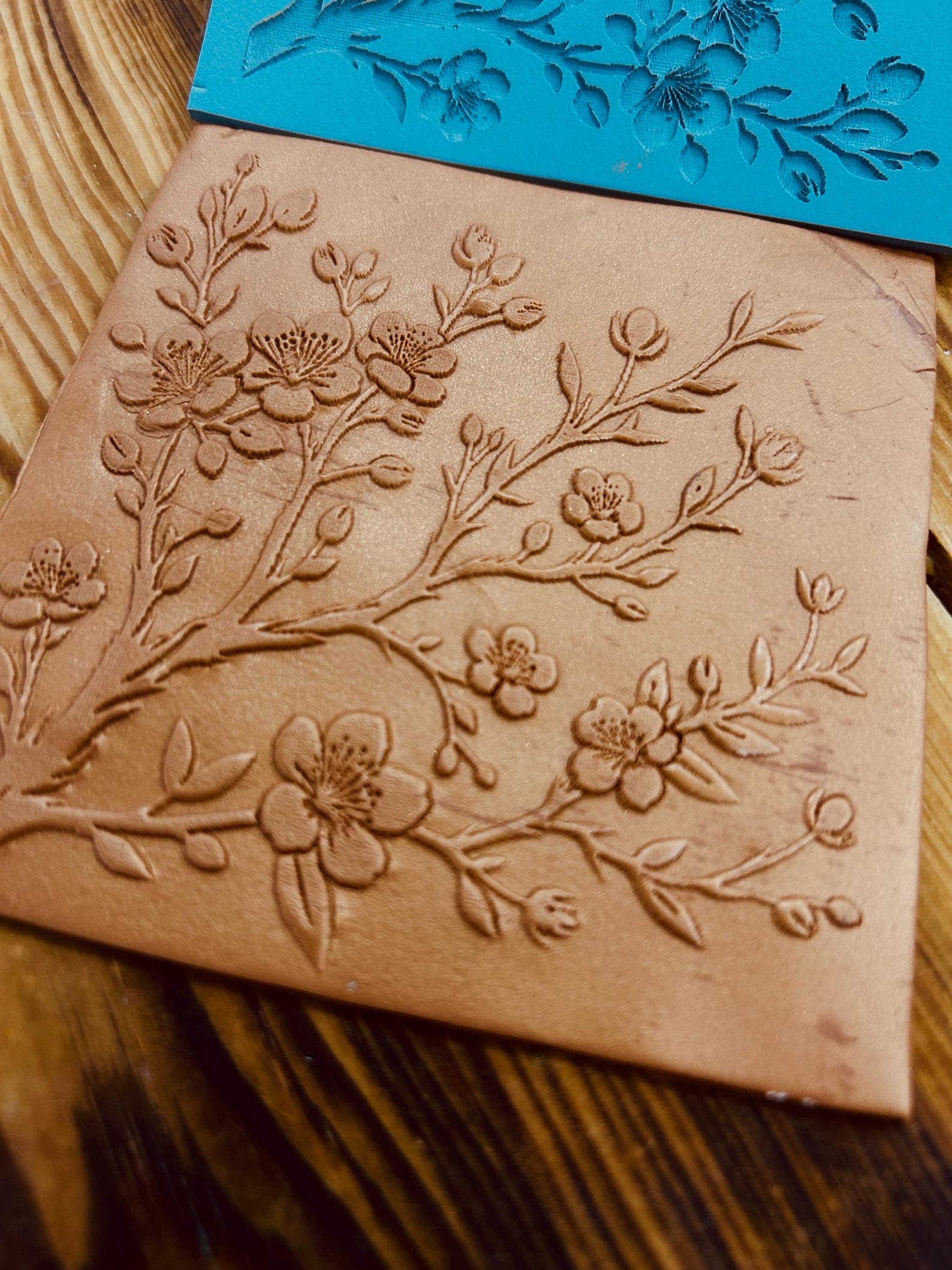 Cherry Blossom Polymer Clay Texture Mat: Jewelry Making (10x10 Cm) - Etsy