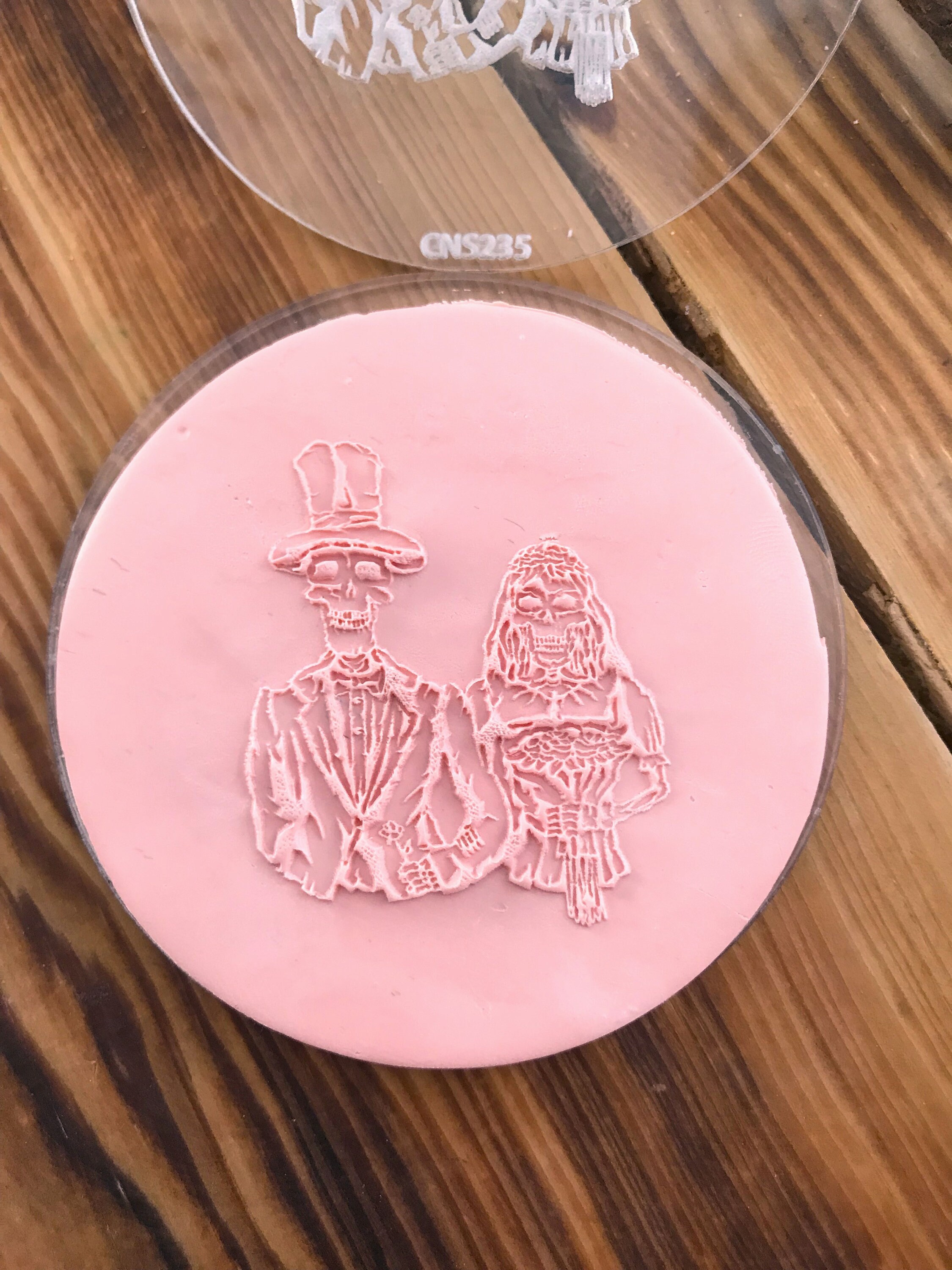 Skeleton Woman and Man Getting Married Acrylic Texture Sheet ,acrylic ...