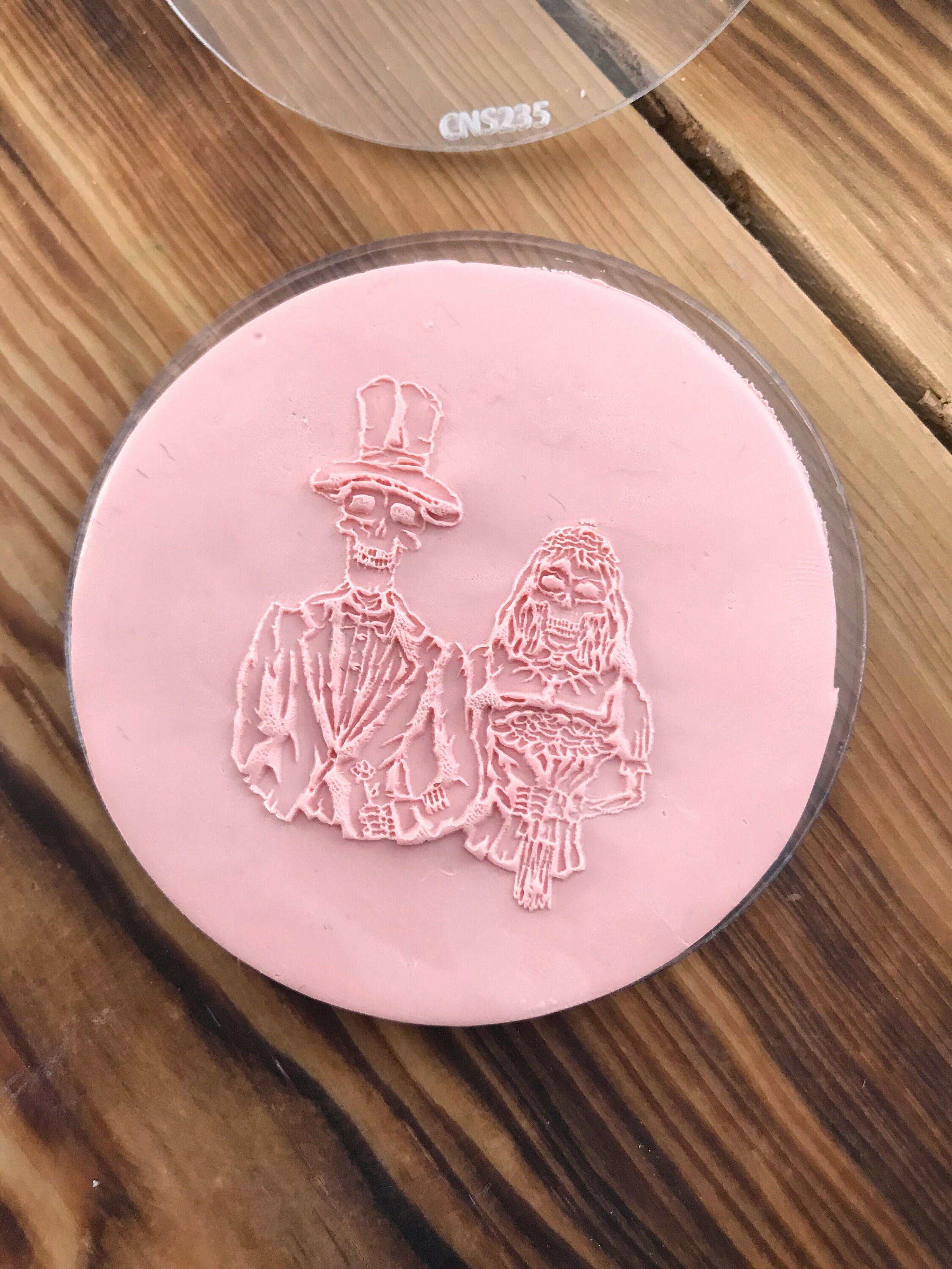 Skeleton Woman and Man Getting Married Acrylic Texture Sheet ,acrylic ...