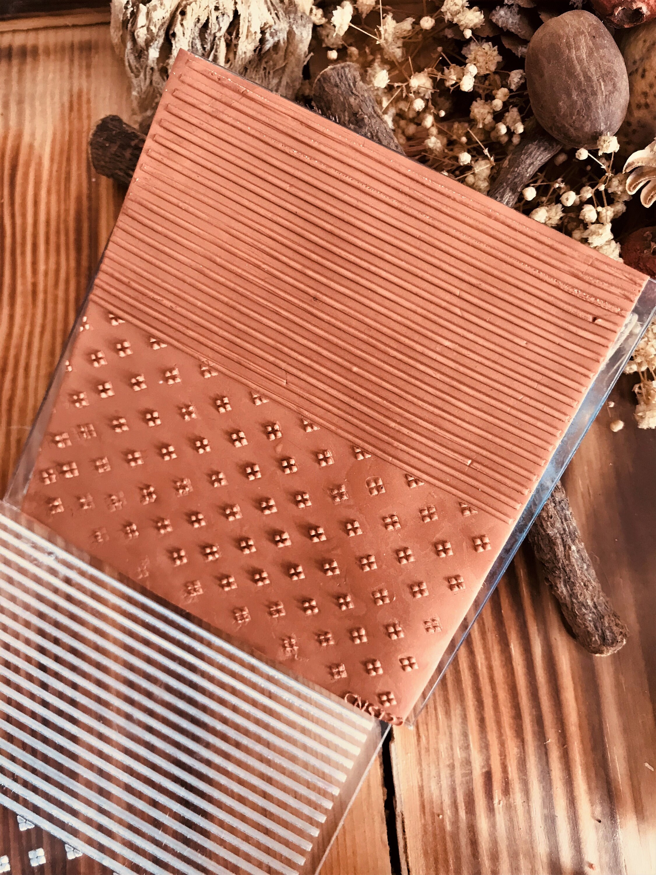 Dots and Lines Pattern Texture Mat Embosser Stamp Acrylic - Etsy