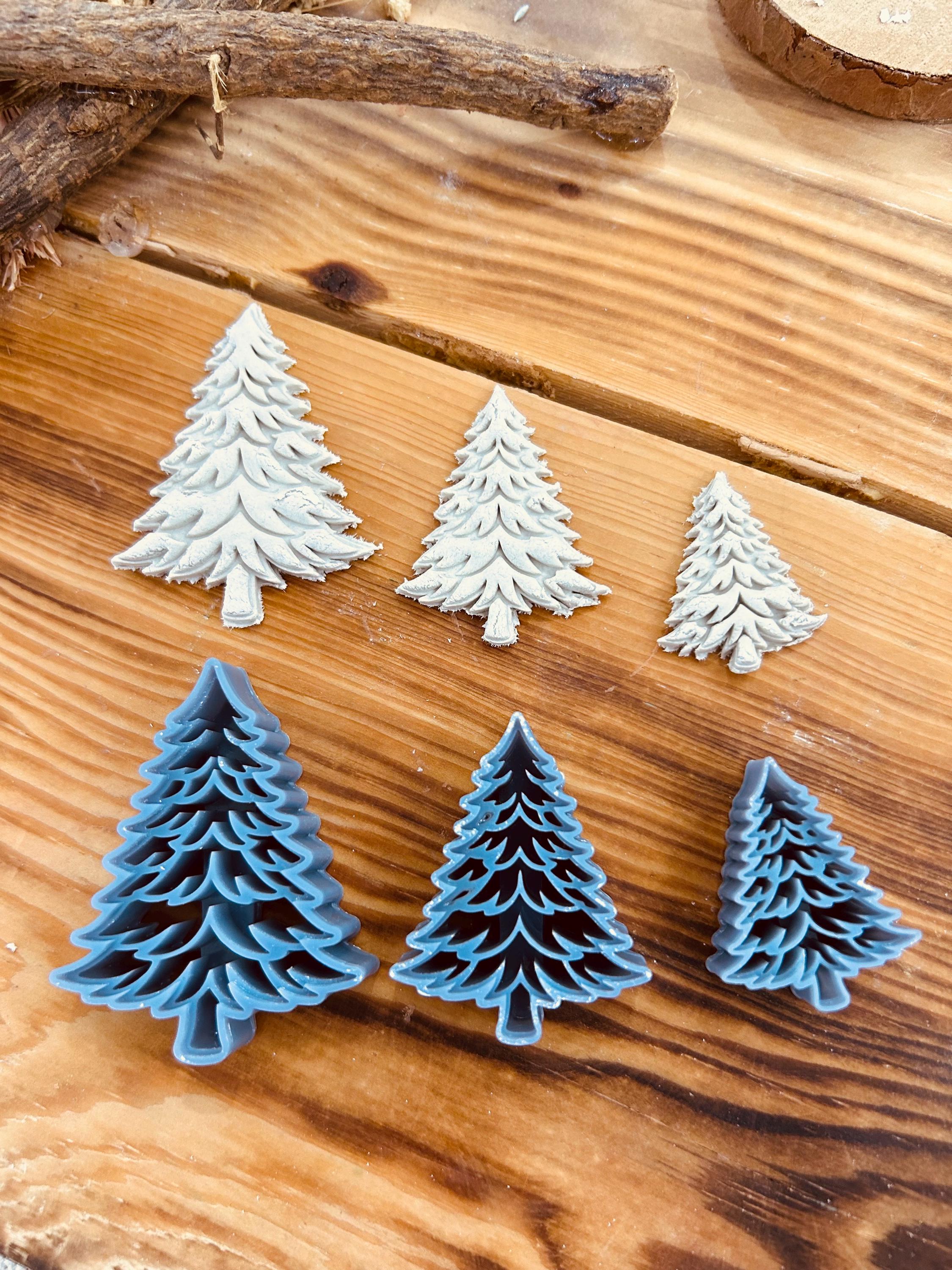Christmas Tree Clay Cutter Set: 3d-printed for Polymer Clay & Cookies ...