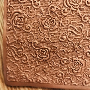 Rose Lace Pattern Texture Mat,polymer Clay, Embossing Stamp, Acrylic ...