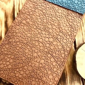 Geometric Floral Rubber Texture Mat: Polymer Clay & Ceramics (10x14cm ...