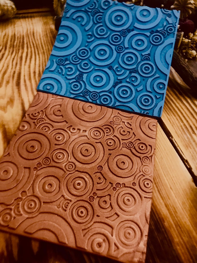 Circle Pattern Rubber Texture Mat: Polymer Clay & Jewelry Making (10x10 ...