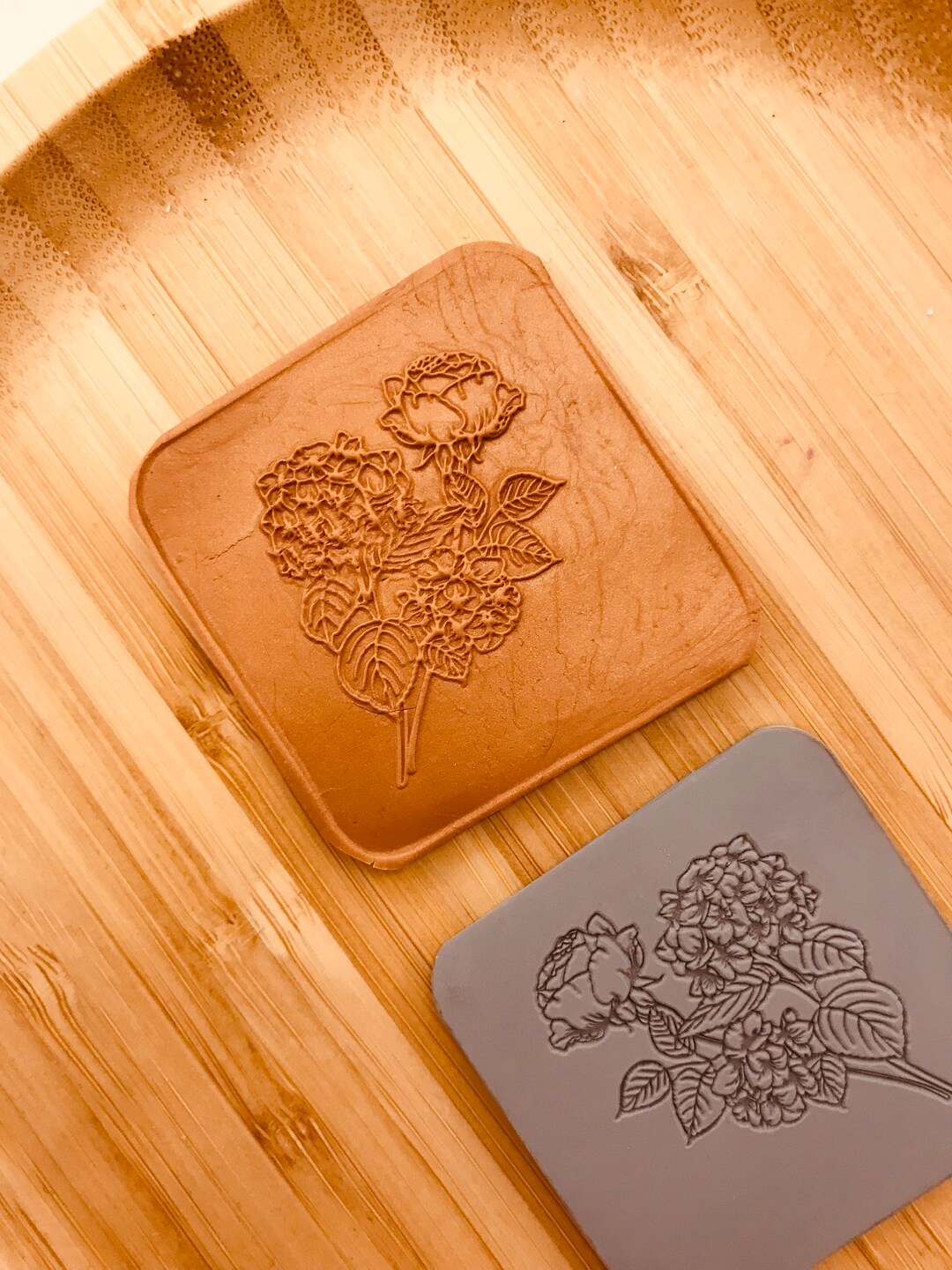 Rose Bouquet Rubber Texture Mat⎥polymer Clay Tools⎥earring Making⎥hand ...