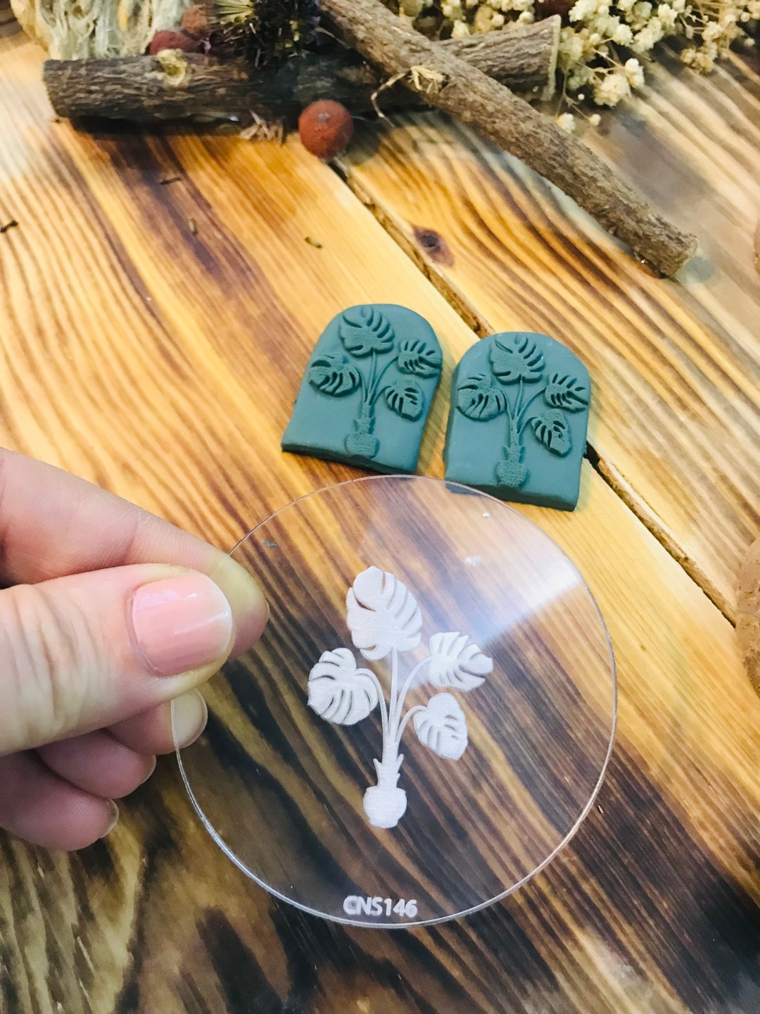 Texture Mat for Polymer Clay, Embossing Stamp for Polymer Clay ...