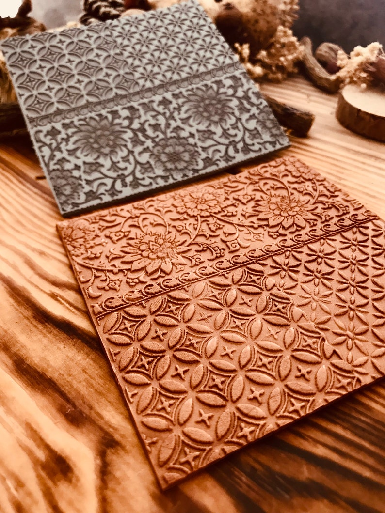 Spanish Tile Rubber Texture Mat: Polymer Clay Earring Tool (10x10cm) - Etsy