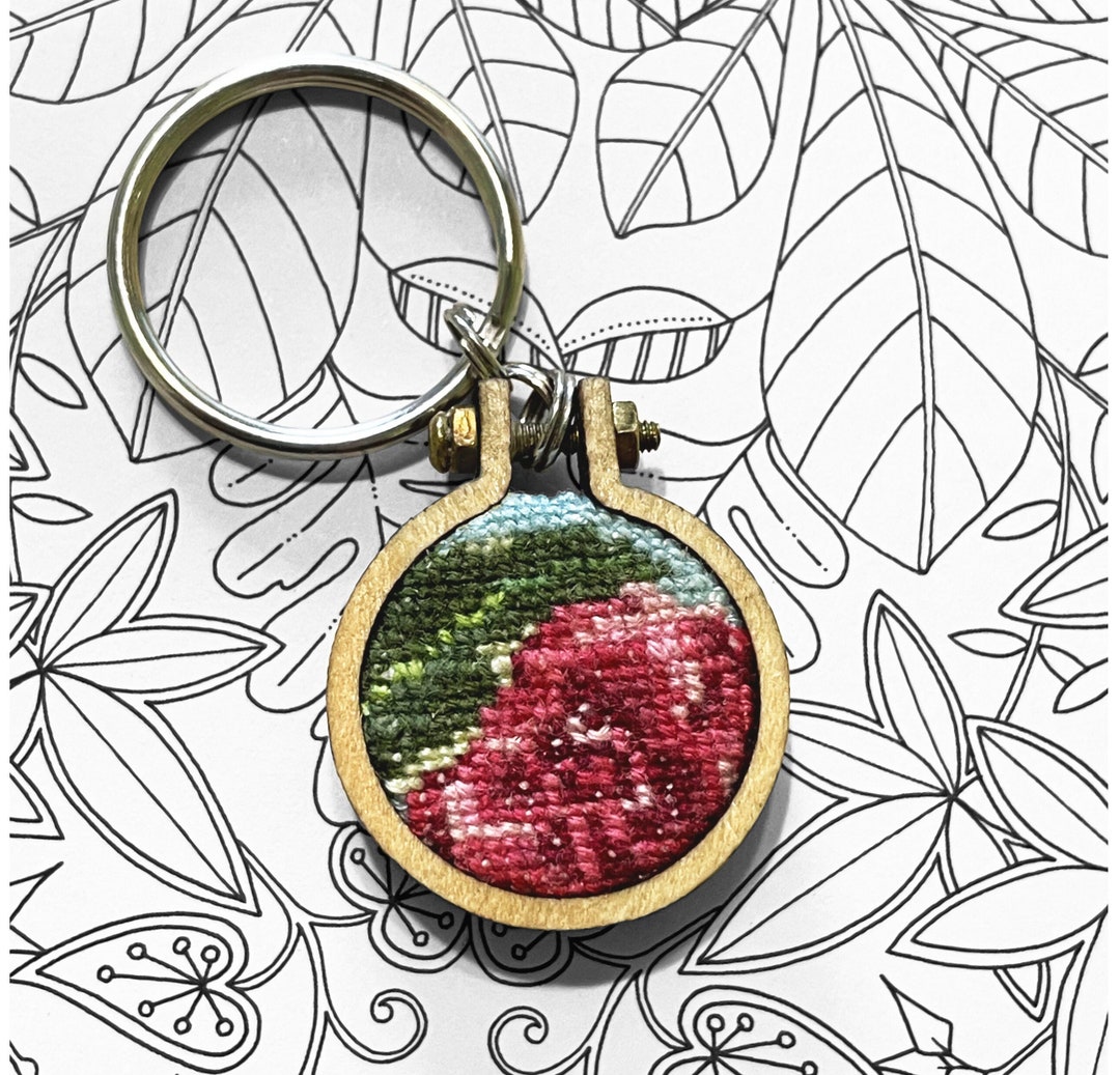 Pink Flower Cross-stitch Pattern PDF Download - Etsy