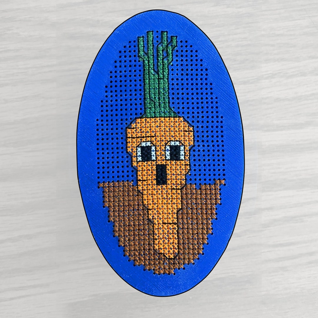 Screaming Carrot Cross-stitch Pattern PDF - Etsy