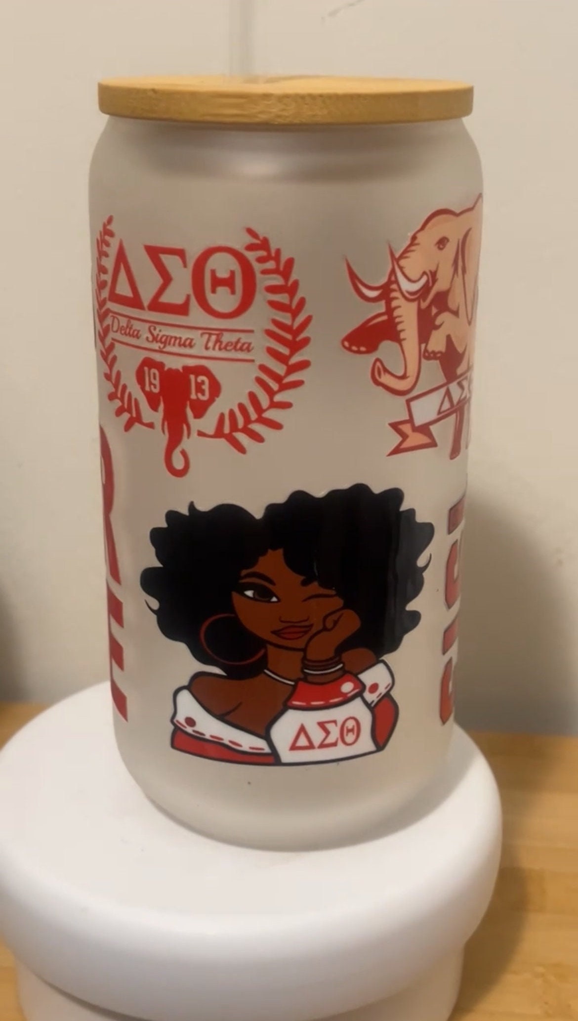 Delta Sigma Theta Sorority Cup - Etsy