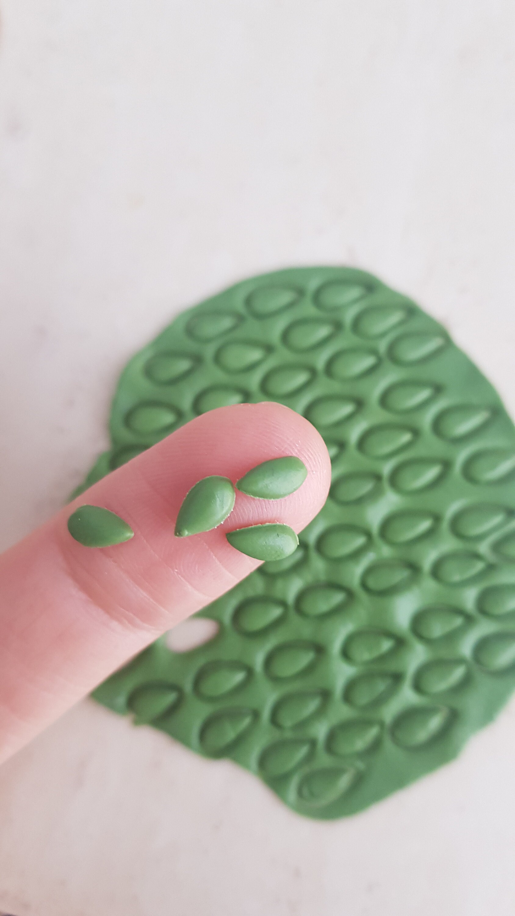 Mini Micro Tear Drop Leaves Polymer Clay Cutter, Botanical Slab - Etsy