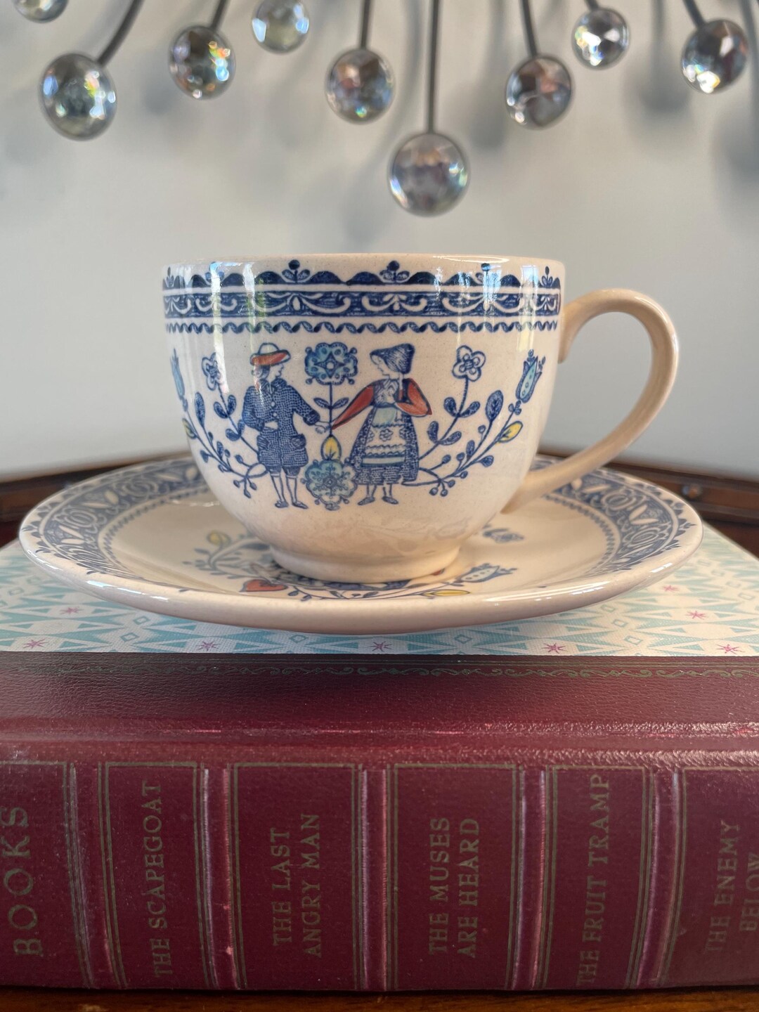 Vintage Johnson Brothers Hearts & Flowers Tea Cup and Saucer Set ...