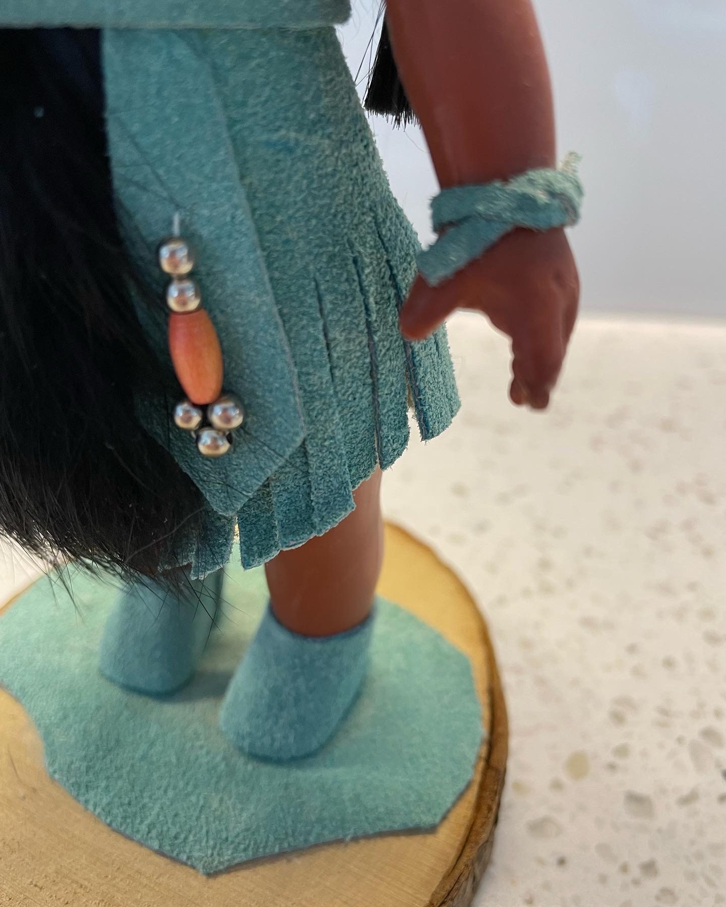 Vintage 1970's First Nations Souvenir Doll in Suede - Etsy
