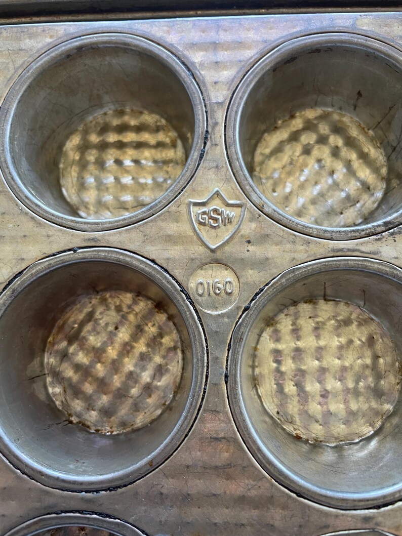 Vintage GSW Bake Rite Bakeware: Waffle & Fluted Tart Pans - Etsy