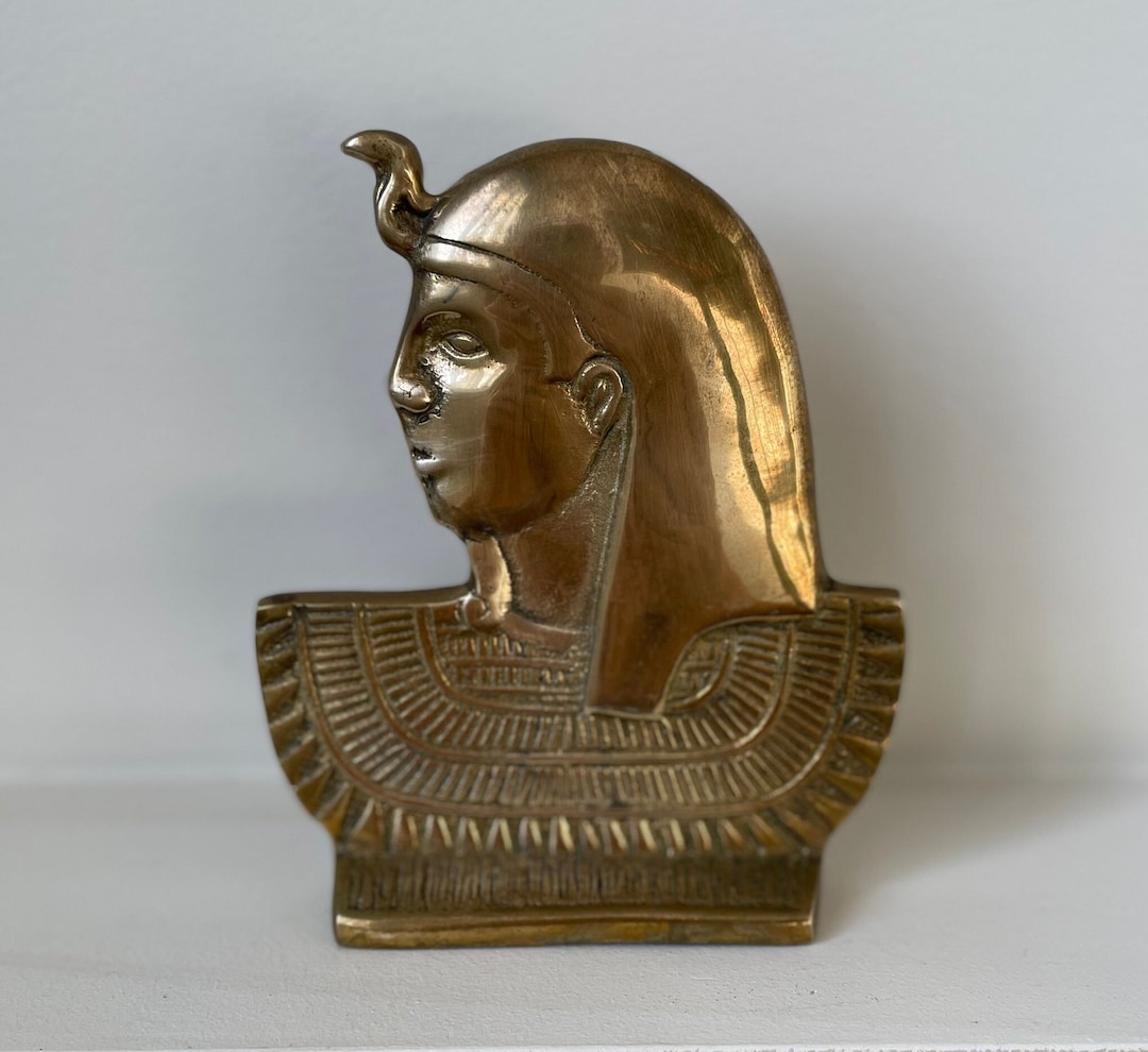 Majestic 6" Brass Egyptian Wadjet the Cobra Goddess, Vintage and ...