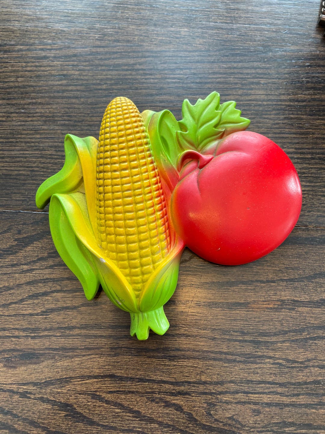 Vintage 1978 Chalkware Vegetable Wall Plaque: Retro Kitchen Decor - Etsy