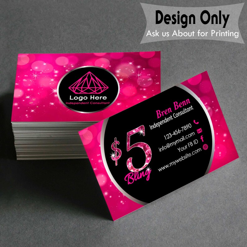 Personalized Jewelry Business Cards _ Custom Business Cards_digital ...