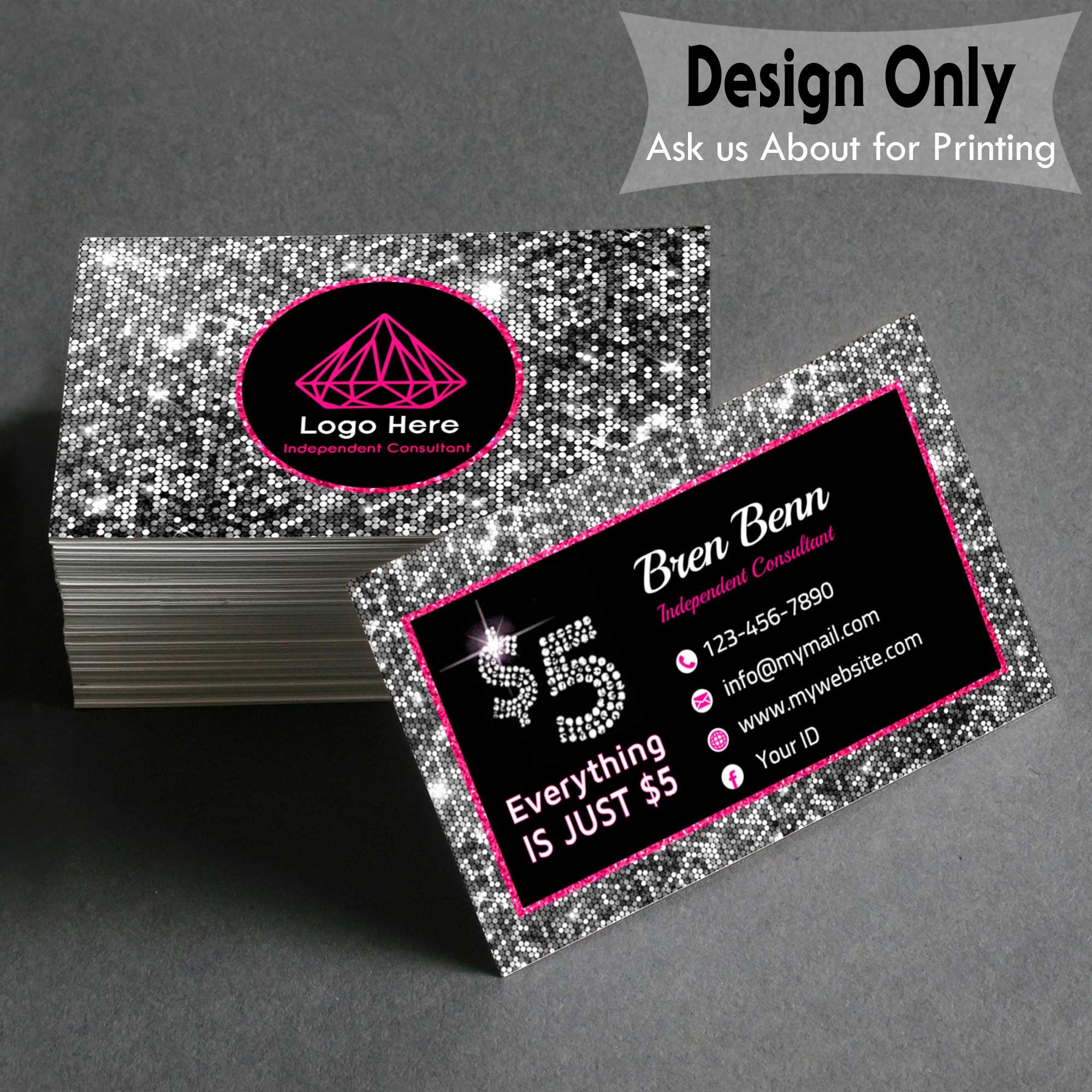 Personalized Jewelry Business Cards _ Custom Business Cards_digital ...