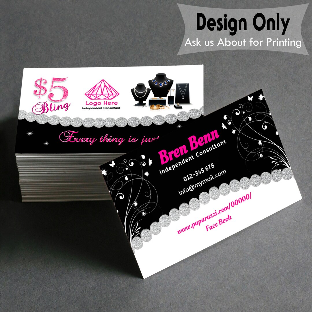 Personalized Jewelry Business Cards _ Custom Business Cards_digital ...