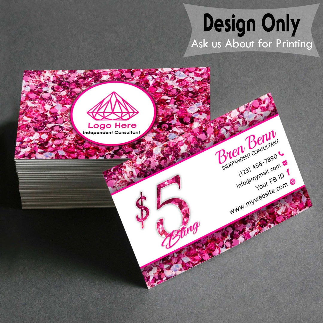Personalized Jewelry Business Cards _ Custom Business - Etsy