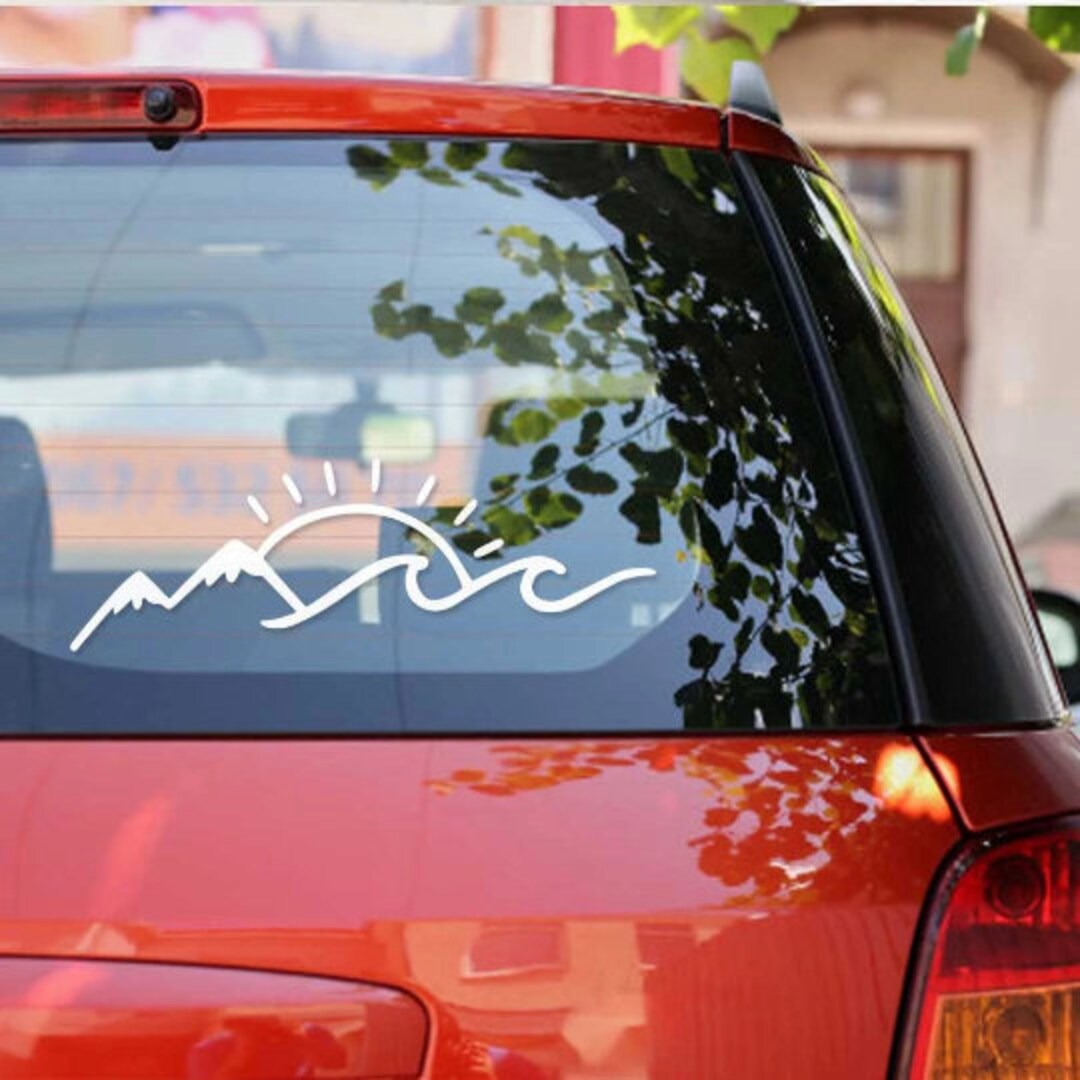 Ocean Wave Vinyl Decal Ocean Wave Decal Beach Decal Wave Decal for Car ...