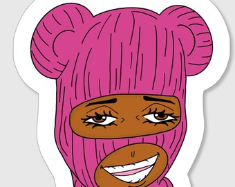Ski Mask Stickers - Etsy