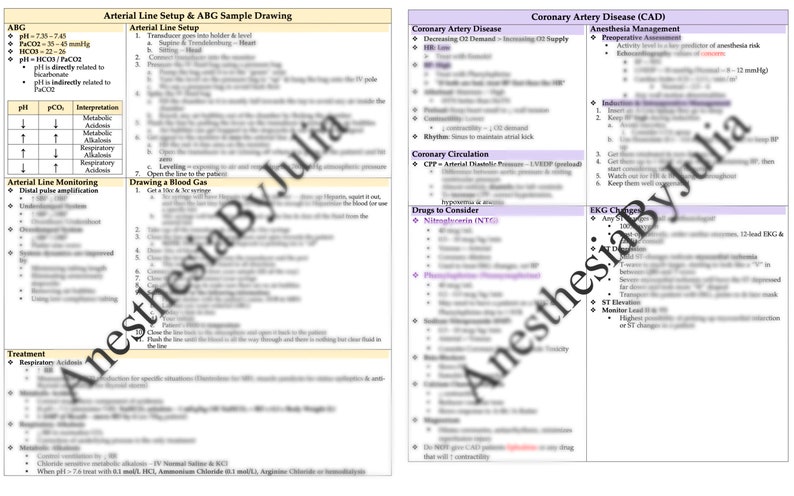 Anesthesia Lab Final Cheat Sheet Anesthesia Emergencies BOARDS REVIEW ...