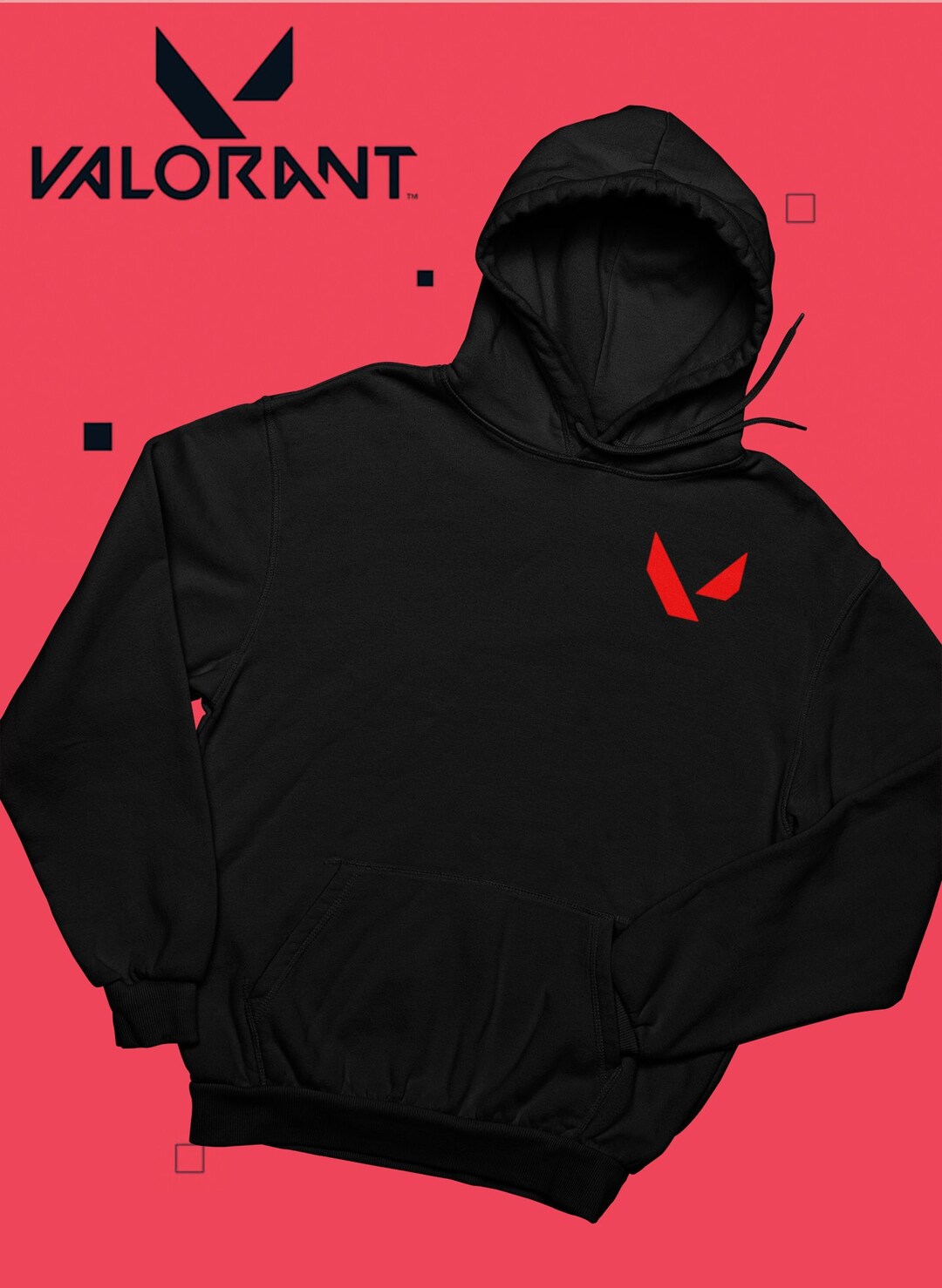 Valorant Logo Hoodie Etsy