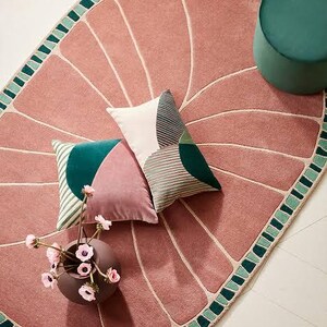 8x10 Oval Shape Modern Rug Handmade Wool Rug Hand Tufted Modern Area ...