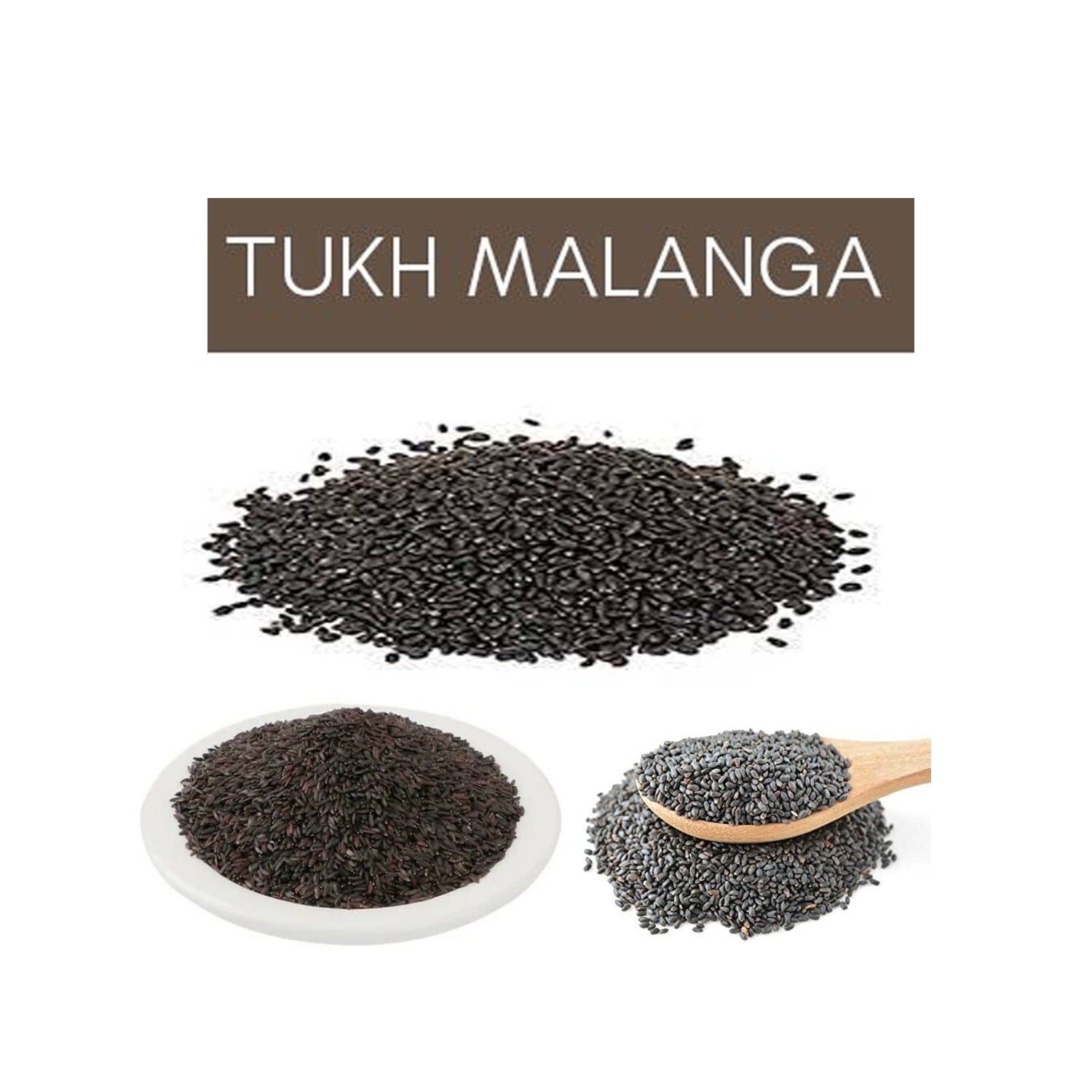 Organic Tukh Malanga, Balanga, Basil Seeds, Ocimum Basilicum ...