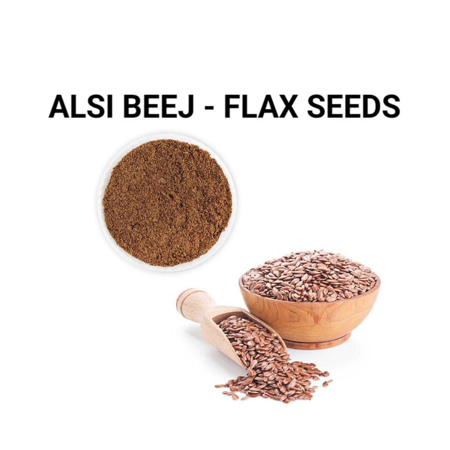 Rosted Alsi Beej Organic Flax Seeds Powder Natural Flax Seeds Linum ...