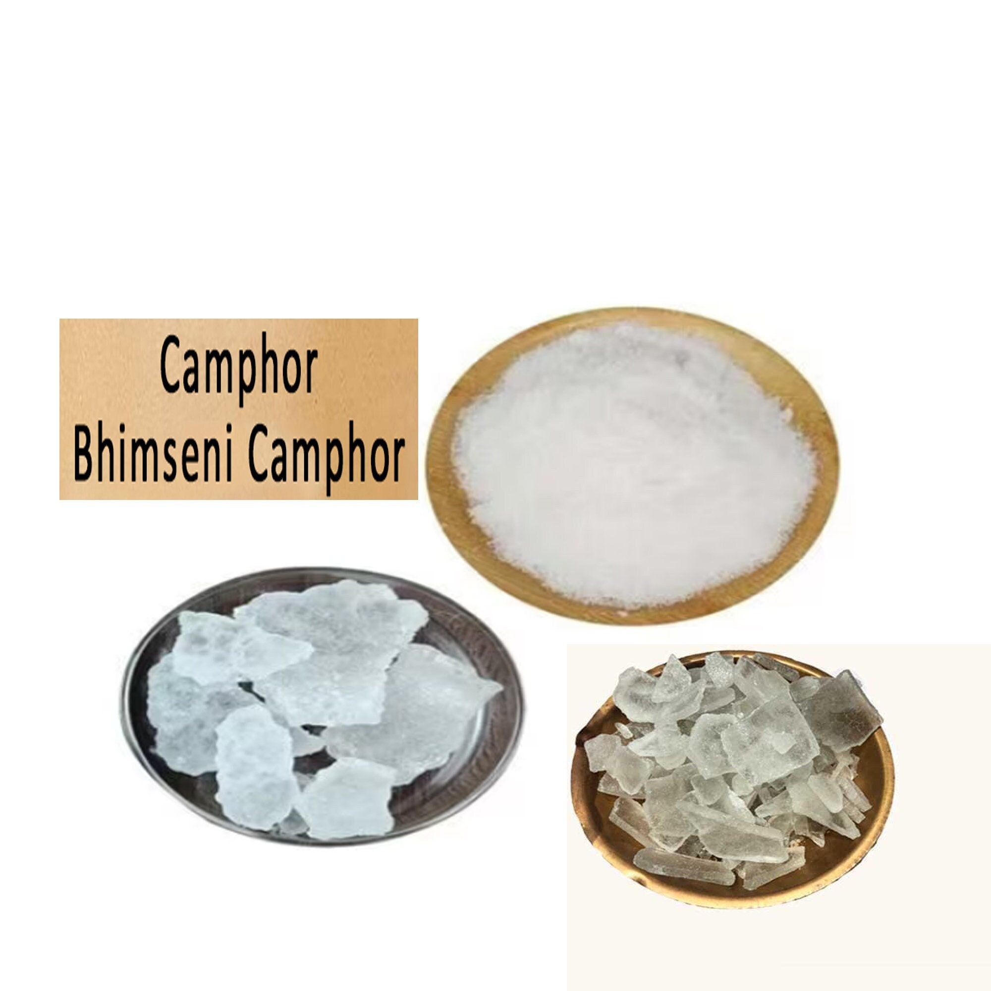 Pure Camphor Powder, Original Bhimseni Camphor for Pooja, Medication ...