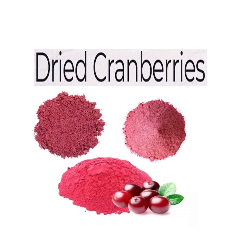 Dry Cranberries, Cranberries Powder, Organic Berries, RAW, Vegan ...