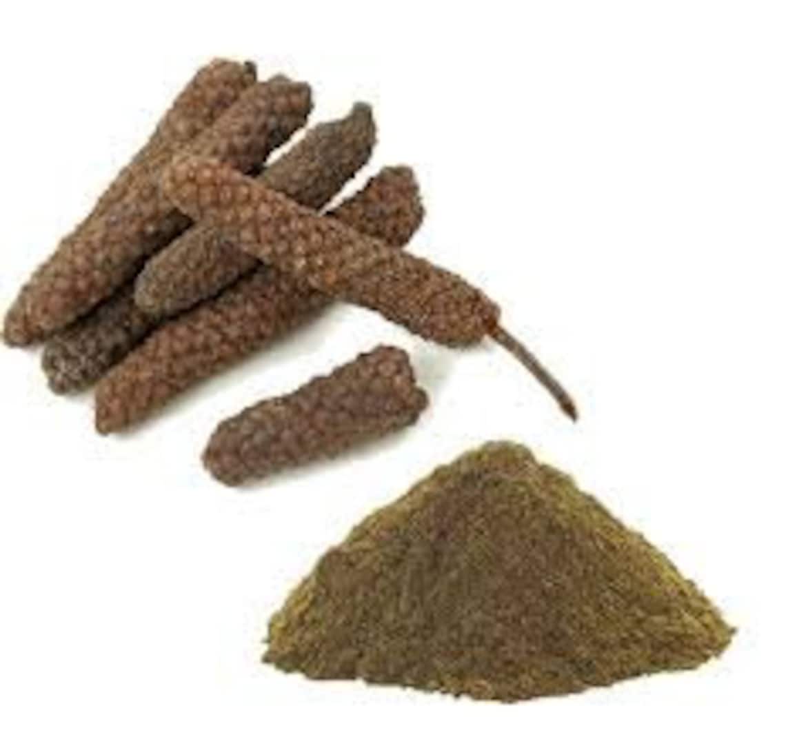 Organic Long Pepper, Natural Long Pepper, Long Pepper Powder, Ground ...