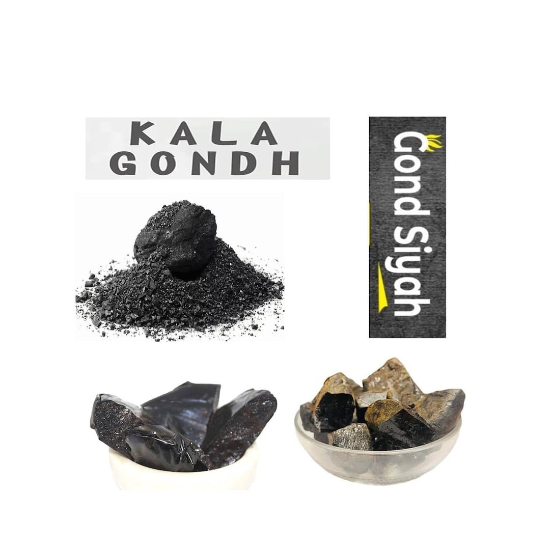 Gond Siyah Elwa - Kala Gond Pura - Asli Gond - Sia Gond Siyah Pure ...