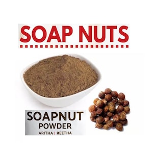Soapnuts Powder, Whole Soapnuts, Natural Laundry Detergent, Soap ...