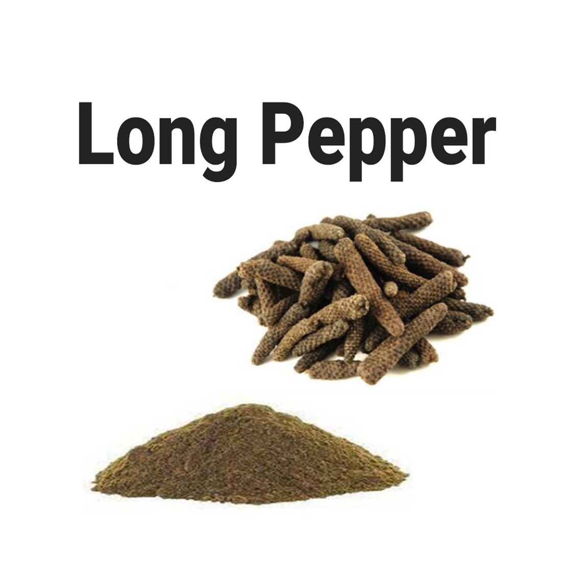 Organic Long Pepper, Natural Long Pepper, Long Pepper Powder, Ground ...