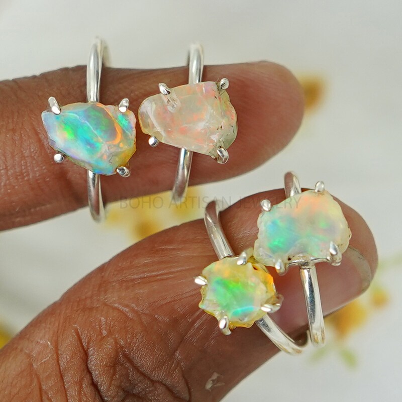 Raw Opal Ring - Etsy
