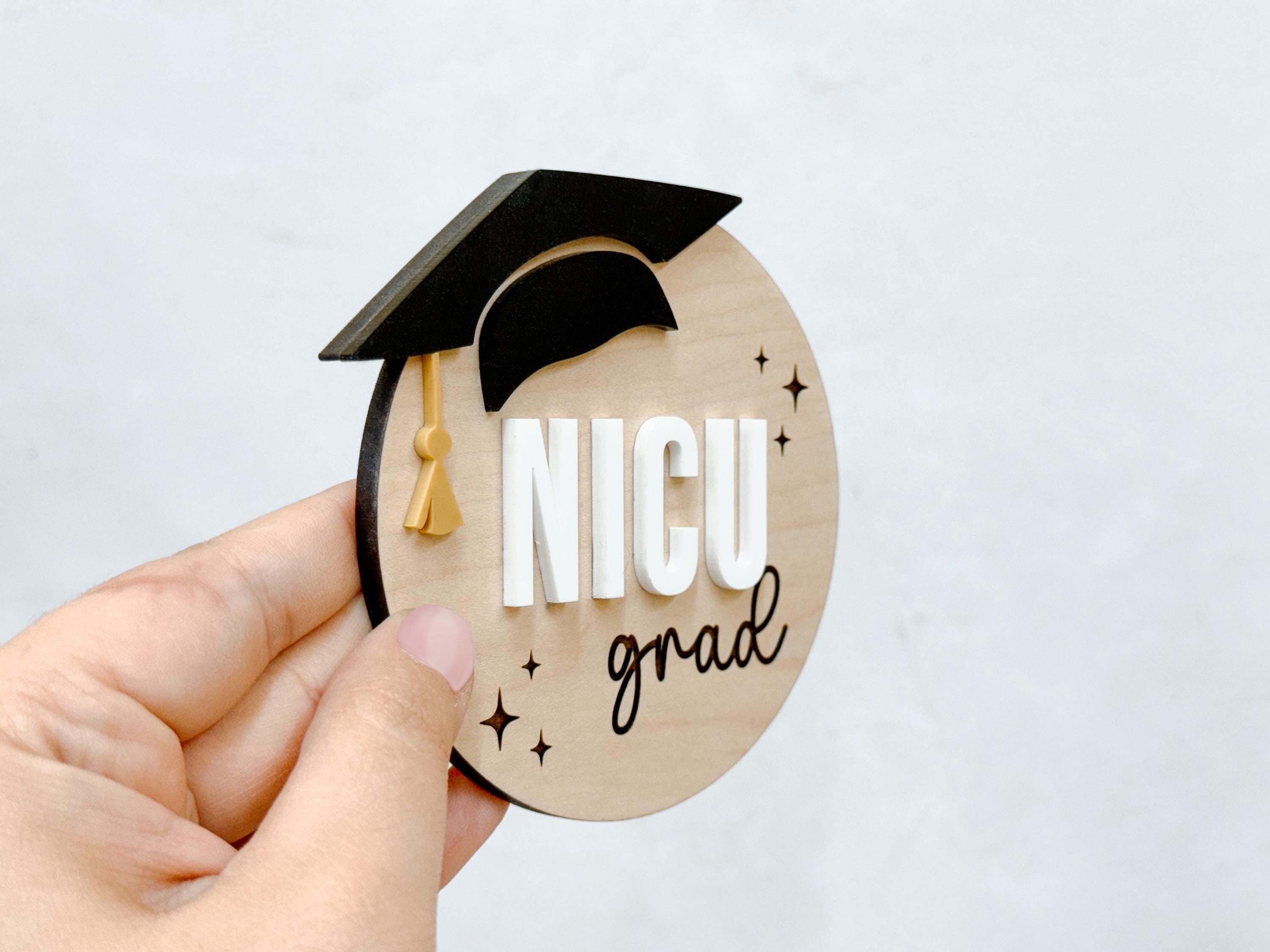 NICU Grad Photo Prop | NICU Graduation Sign | NICU Milestone Plaque ...