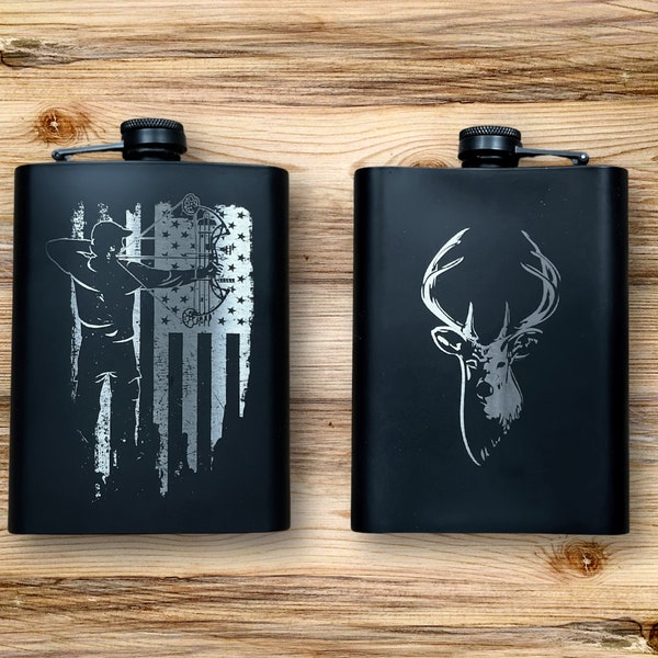 Hunting Flask - Etsy