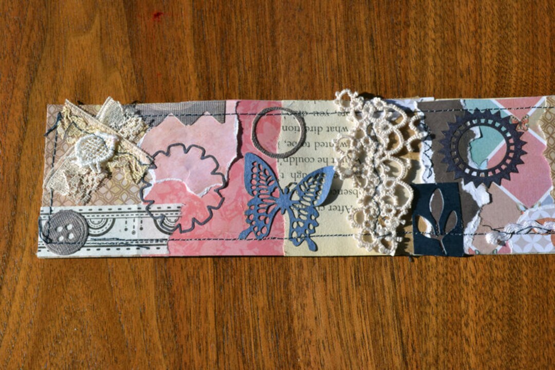 Handmade Paper Snippet Roll, Ephemera, Embellishment, Junk Journal. - Etsy
