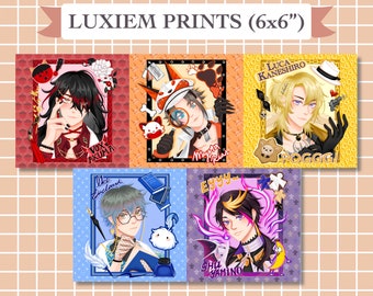 NIJISANJI EN Vtuber LUXIEM Fake Polaroid - Etsy