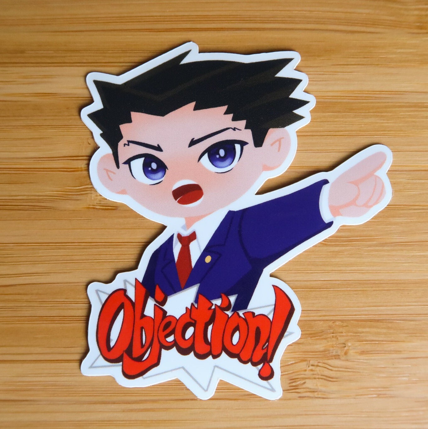 Ace Attorney || Objections and Phoenix Wright Sprite Stickers - Etsy