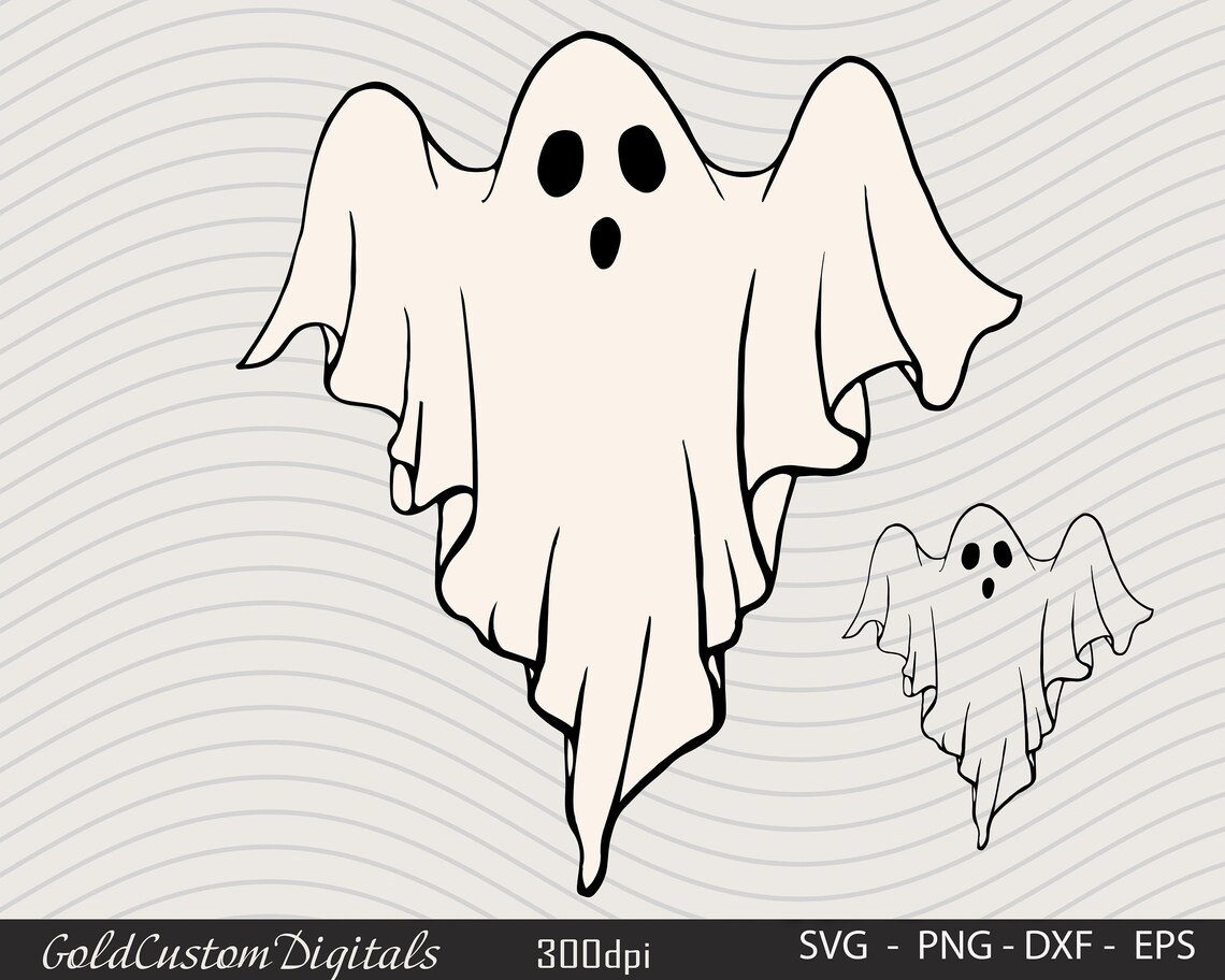 Ghost Halloween Svg Spooky SVG Halloween Svg Cute Halloween - Etsy